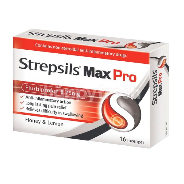 STREPSILS MAXPRO Flurbiprofen 8.75mg Lozenge 16's price in the ...